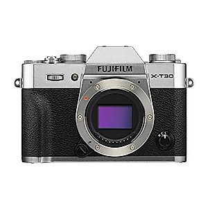 Fujifilm X-T30 Mirrorless Digital Camera, Silver (Body Only)