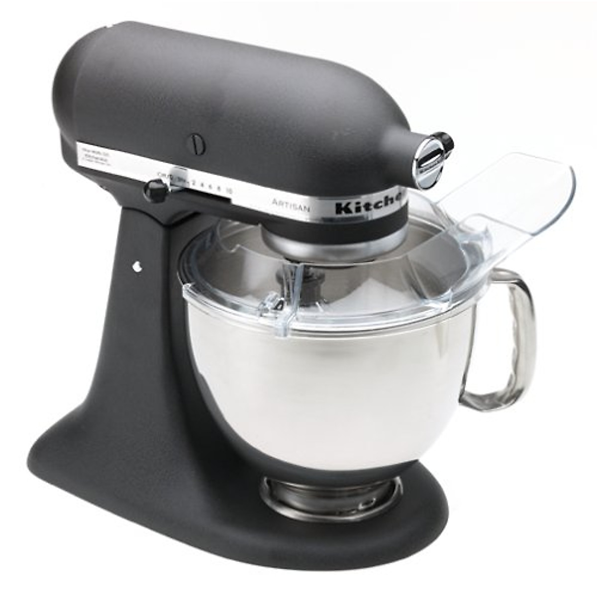 KitchenAid RRK150BK 5 Qt. Artisan Series Stand Mixer - Imperial Black (Renewed)