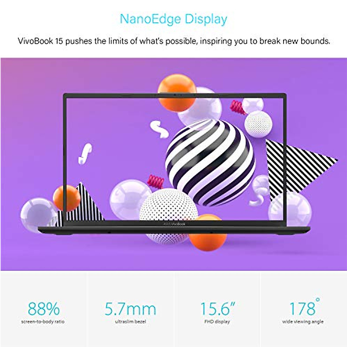 ASUS VivoBook 15.6" FHD Touchscreen Laptop. Intel Core i7-1065G7 Processor, 20GB RAM, 1TB SSD, Backlit Keyboard, Webcam, WiFi, HDMI, Bluetooth, Compact Design, Long Battery Life, Win 10