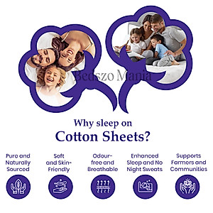 Bedszo Mania Navy Blue Duvet Cover Full/Queen 3 PCs 600 TC Egyptian Cotton Comfy Soft Quilt Cover Breathable & Six Corner Ties (3 PCs Duvet Cover Set in 90"x90" Inch 2 Pillow Shams in Size 20"X30")