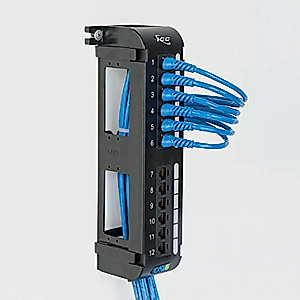 ICC CAT6 Vertical Patch Panel with 12 Ports