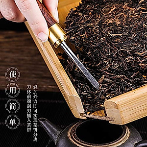 滇迈 DIanMai Blackwood Puer Puerh Tea Knife Needle Professional Tool for Breaking Prying Cake Brick Rosewood Puer puerh Tea Knife Needle Professional Tool for Breaking prying Cake Brick