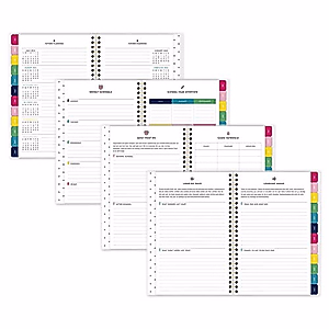 Academic Student Planner 2021-2022, Simplified by Emily Ley for AT-A-GLANCE Weekly & Monthly Planner, 5-1/2" x 8-1/2", Small, for School, Happy Stripe (ELS21-200A)