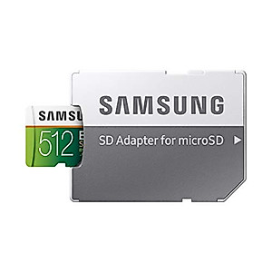 Samsung (MB-ME512GA/AM) 512GB 100MB/s (U3) MicroSDXC Evo Select Memory Card with Adapter