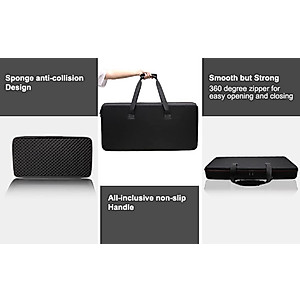 LTGEM Case for Pioneer DJ DDJ-FLX6 4-deck Rekordbox and Serato DJ Controller - Travel (28.7×14.74×4 inch)