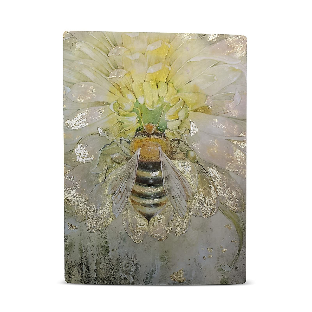 Head Case Designs Officially Licensed Stephanie Law Bee Art Mix Vinyl Faceplate Sticker Gaming Skin Decal Cover Compatible With Sony PlayStation 5 PS5 Digital Edition Console