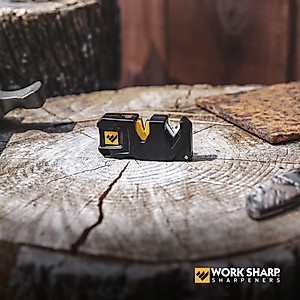 Work Sharp Compact Pivot Plus Knife Sharpener, Compact Pocket Knife and Fish Hook Sharpener