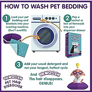 Vamoosh Pet Hair Dissolver 3x100g