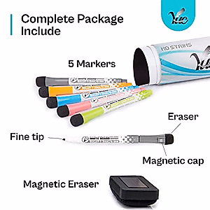 12x8 inch - Small White Board - Magnetic whiteboard - Magnetic Dry Erase Board - Fridge whiteboard - Refrigerator whiteboard - White Board for Fridge - Dry Erase Board Magnetic - Magnetic White Board
