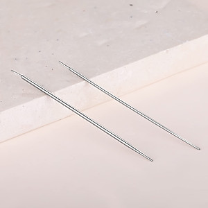 Oveta 16G 18G Threadless Pin Taper Titanium Piercing Taper Pin for Threadless Nostril Ear Lip Piercing Jewelry,2PCS