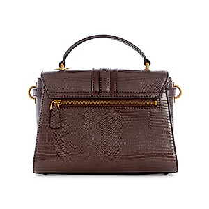 GUESS Ginevra Top Handle Flap, Brown