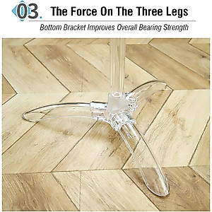 Portable Speaker Podium Stand Clear Acrylic Lecterns Height Adjustable Podium Firm and Stable Base Pulpits Speaking Lectern