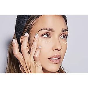 Honest Beauty Honestly Bright Eyes Tinted Eye Cream, Sandstone with Hyaluronic Acid + Squalene| EWG Certified + Dermatologist Tested & Vegan + Cruelty Free | 0.5 fl. oz.