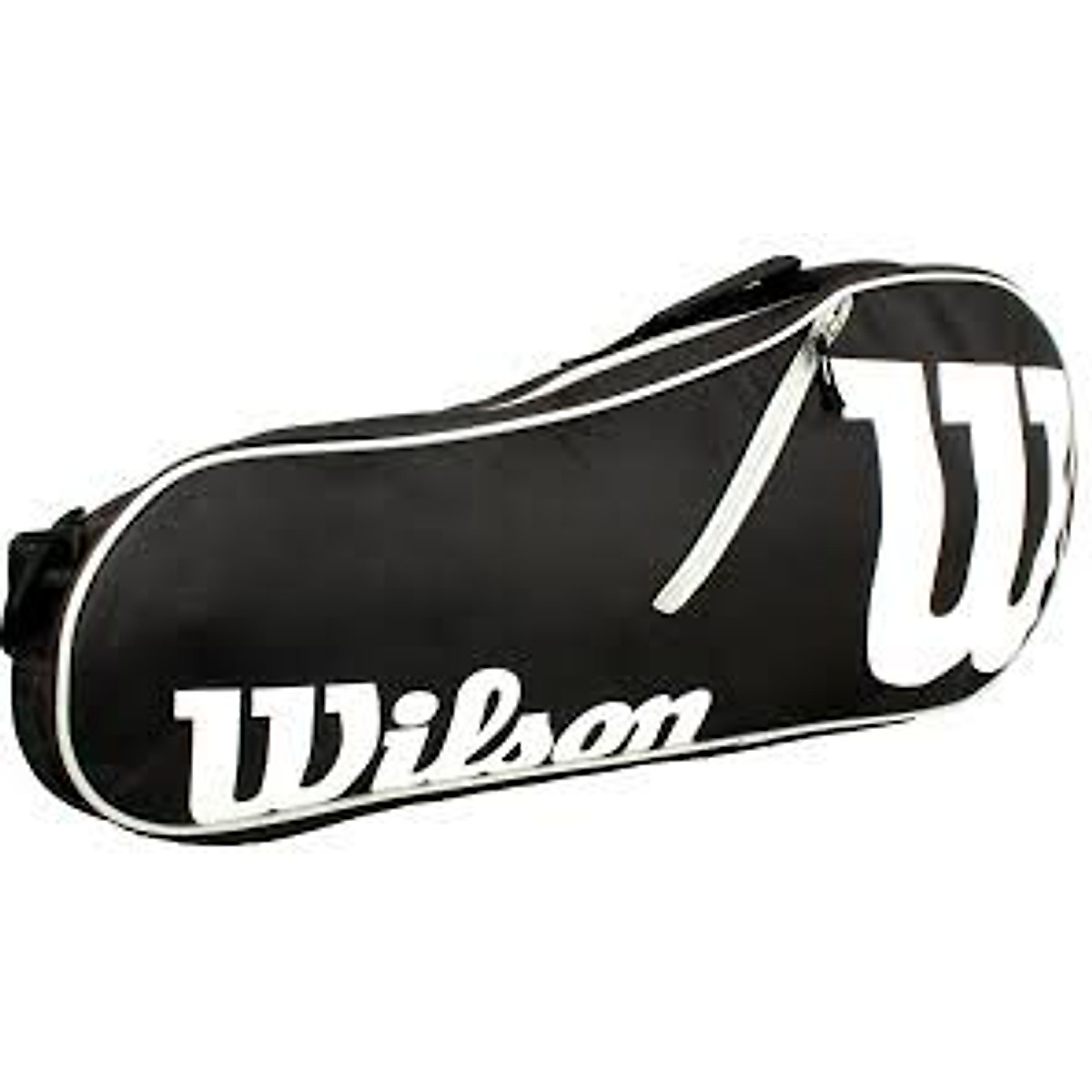 Wilson Federer Pro Staff Precision XL 110 Gloss Red Tennis Racquet in Grip Size 4 3/8" Bundled with a Black Advantage II Tennis Bag (Incredible Feel and Control)