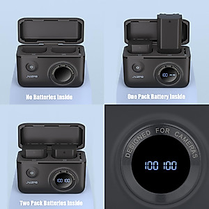 JYJZPB Upgraded Battery Fast Charger Case for Sony NP-FZ100 Battery, with 2 Pack NP-FZ100 Batteries Fit for Sony A7 III, A1, A7R III, A7R IV, A9, A9II, A6600, Alpha 9S, A7R3 A7S III, A7R III