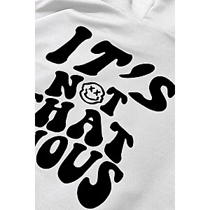 blibean Teen Boy Fall Clothes Sets Jogging Jogger Outfit Little Girl Hoodies Two Piece Sweat Pants Comfy 2pc CLothes Age 12T-13T (Size 12-13 Year) White