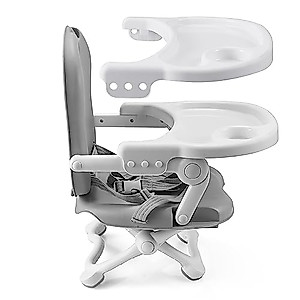 PandaEar High Chair for Toddlers Folding Compact Booster Seat, Portable Booster Seat for Babies & Kids Chair on Chair for Dining