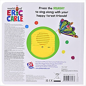 World of Eric Carle, If You're Happy and You Know It - Squishy Button Sound Book - PI Kids (Play-A-Sound)