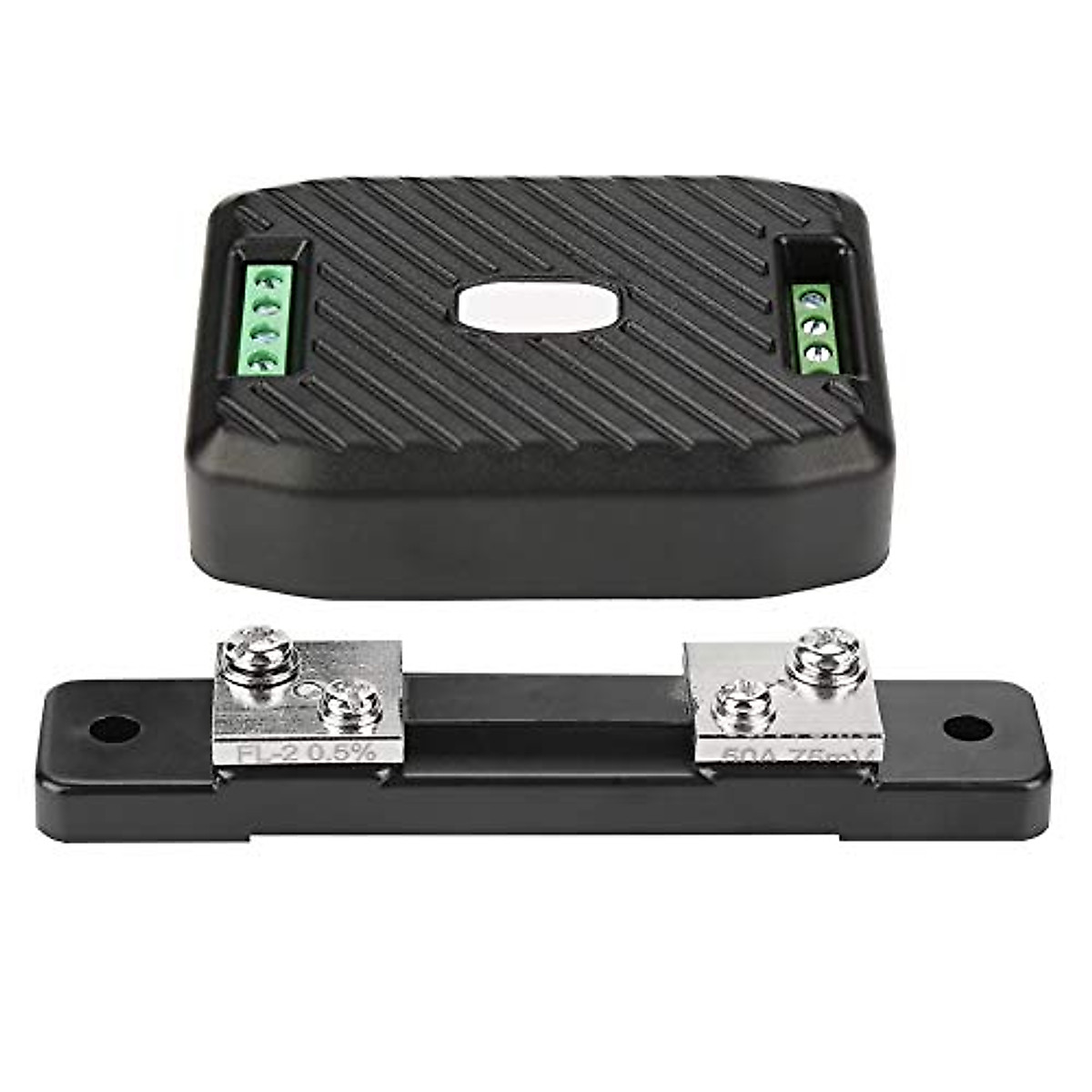 DC Communication Box, DC Current Voltage Power Energy Frequency Power Factor Communication Module Meter with RS485 USB Interface, High Precision Ammeter Voltmeter Multimeter(50A)
