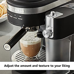 KitchenAid Semi-Automatic Espresso Machine and Automatic Milk Frother Attachment - KES6404