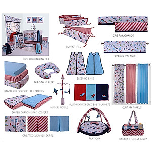 Bacati Space Multicolor Nursery/Kids Room Storage (Nursery Storage Caddy)