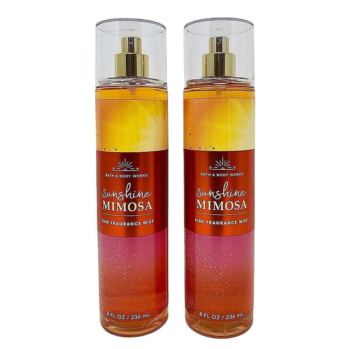 Bath & Body Works Sunshine Mimosa Fine Fragrance Mist lot of 2