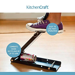 Kitchencraft Floor Standing Foot Operated Can Crusher