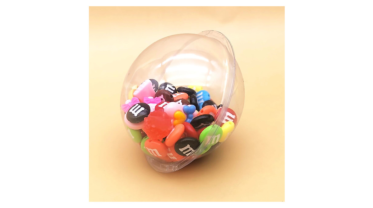 Alinacutle Clear Plastic Candy Domes for DIY Crafts & Gifts