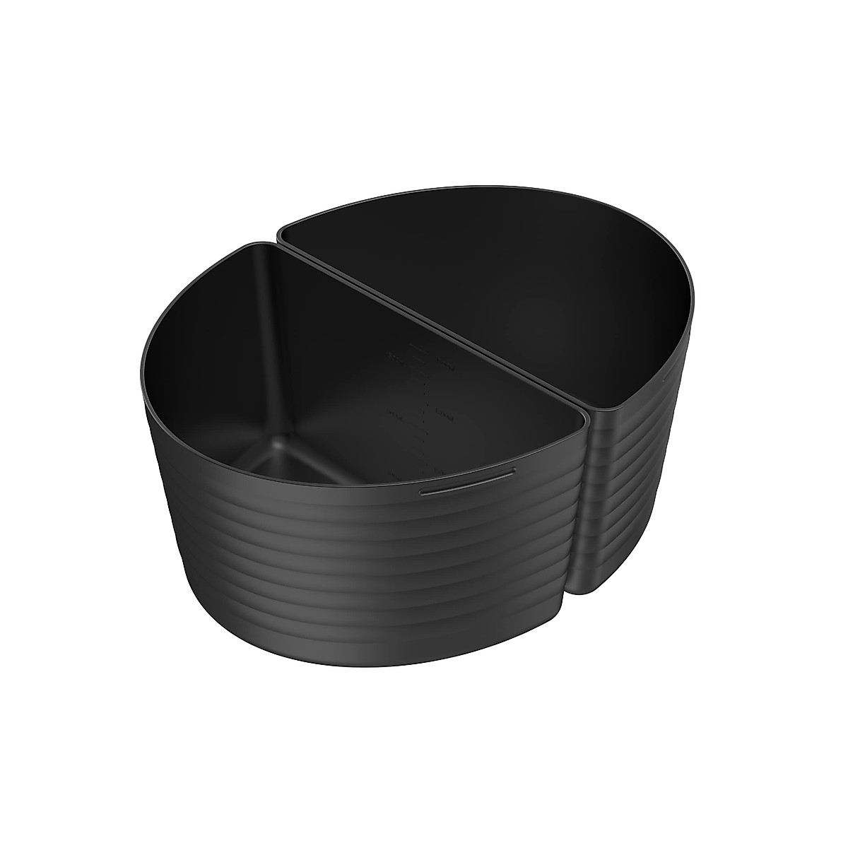 2023 Upgrade Silicone Crock Pot Liner Fit for Crockpot 6 QT Oval, BPA Free Reusable Slow Cooker Divider Insert Separator Bags Dual Pockets, Dishwasher Safe (2 Dividers)