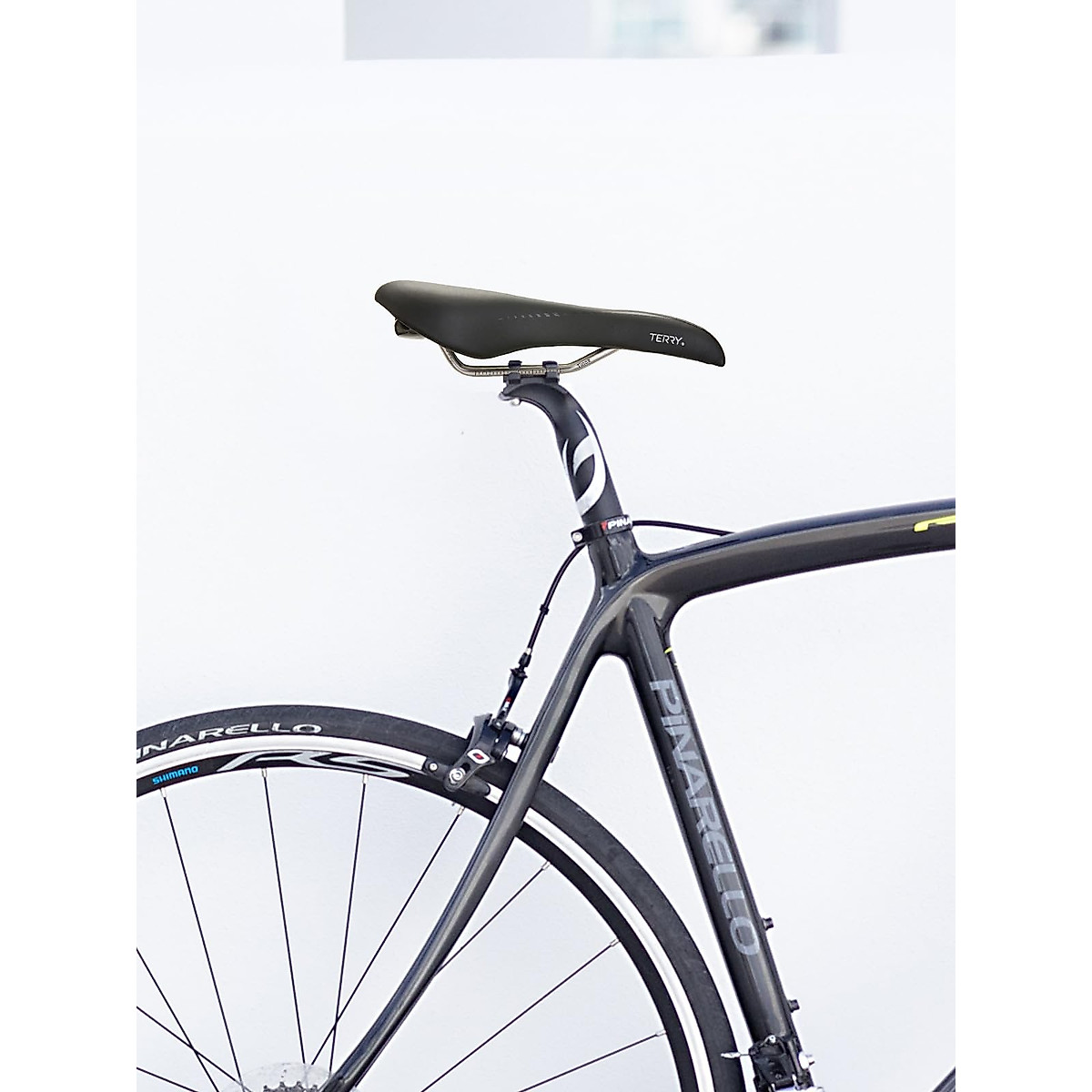 Terry Fly Century Mountain Bicycle Saddle | Bicycle Seat Optimized for Men - Flexible & Comfortable | Lightweight Cushion, Central Relief Zone, Ergonomic Design, Black Fibra-Tek