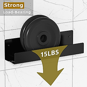 Neohomee Shower Caddy, Shower Shelf, Heavy Duty 304 Stainless Steel Floating Shelf, Bathroom Caddy Organizer Storage Rack Waterproof Wall Mounted, Black, 12 Inch