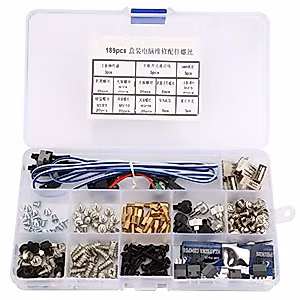 Stable Computer Repairing Screws, Motherboard Screws, Durable 189 Pieces Complete for Repair Maintenanc