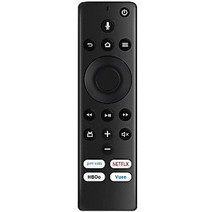 NS-RCFNA-19 NSRCFNA19 Voice Remote Replacement for Insignia TV Editions NS-24DF310NA19 NS-50DF710NA19 NS-24DF311SE21 NS-43DF710NA19 NS-58DF620NA20 NS-32DF310NA19 NS-50DF711SE21 NS-55DF710NA19