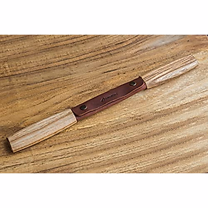 BeaverCraft DK2s Draw Knife with Leather Sheath Woodworking Tool 4.3" Drawknife Wood Carving Tools Wood Draw Knife Woodworking Whittling Tools