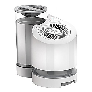 Vornado EV100 Evaporative Whole Room Humidifier with SimpleTank, 1 Gallon Capacity, White