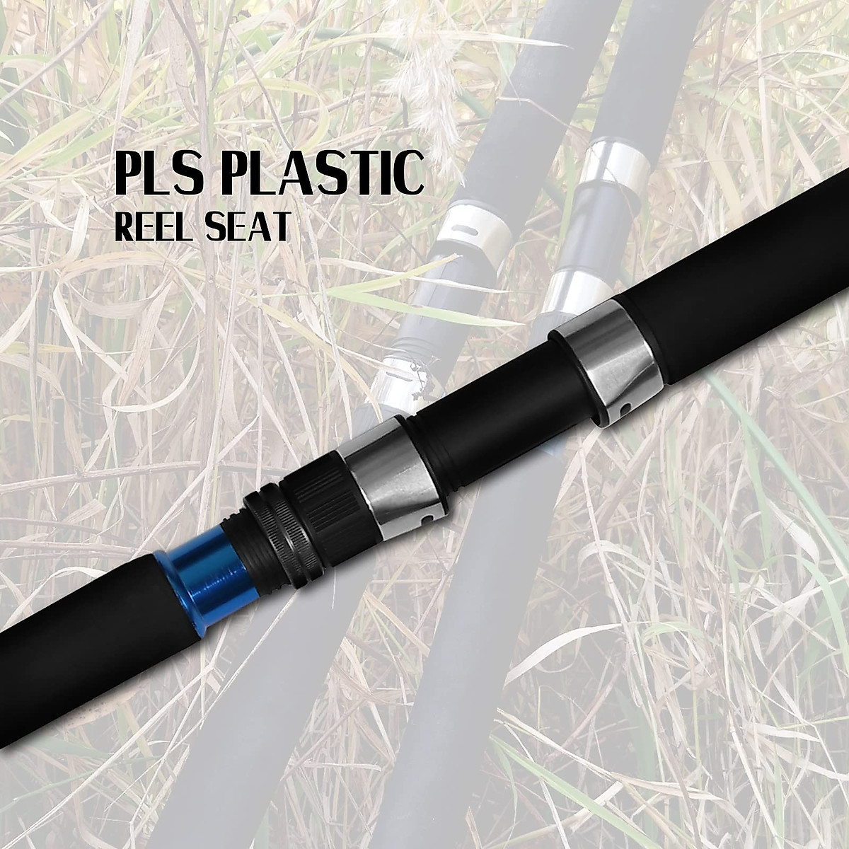 Fiblink Jigging Spinning Rod 1-Piece Saltwater Fishing Jigging Jig Rod (50-80lb,6-Feet,Heavy)