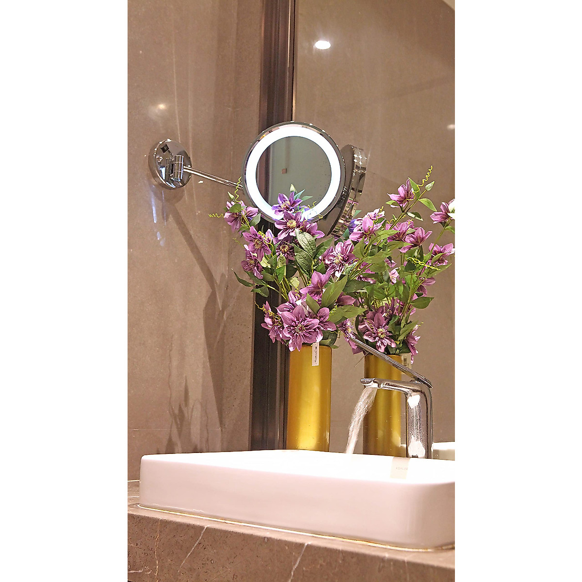 Decor Tall Long Stems for Tall Vase Clematis Artificial Plants Flower Arrangements Christmas Floral Picks Faux Plant Outdoor Floral Arrangement Decoration Holiday Wedding (Purple Clematis)4Packs