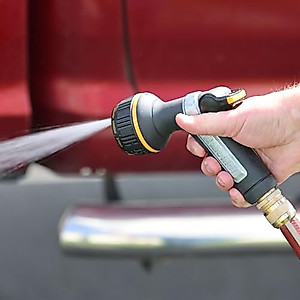 Melnor 65179AMZ Heavyweight Metal Thumb Control Nozzle w/Quick Connect Set