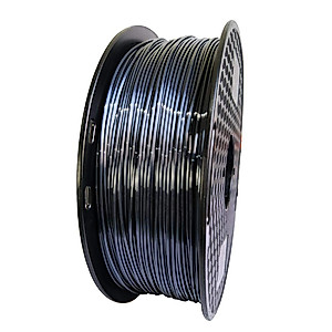 CC3D Silk Black PLA Filament 1.75mm 1KG 3D Printing Filament Silky Black PLA Gloss Shiny Metallic PLA Black 3D Printer Material FDM 3D Printer