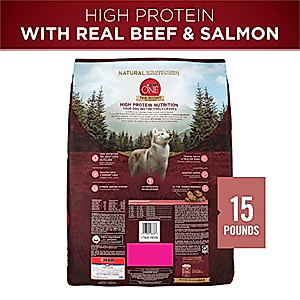 Purina ONE True Instinct High Protein Formula with Real Beef and Salmon Dry Dog Food - 15 lb. Bag