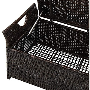Christopher Knight Home Wing Outdoor Storage Bench, Multibrown