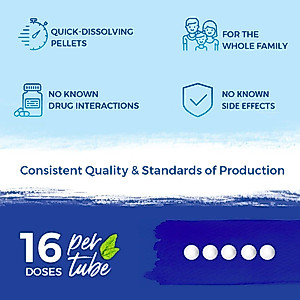 Boiron Chamomilla 200ck to Alleviate Irritability, Restlessness, and Occasional Sleeplessness at Night - Pack of 3 (240 Pellets)