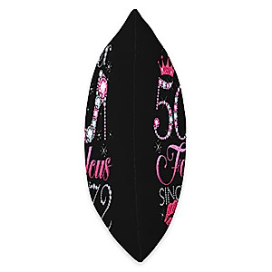 Happy 50th Birthday Tee Gifts For Women Chapter 50 Fabulous Since 1972 50Th Birthday Gift for Women Throw Pillow, 16x16, Multicolor