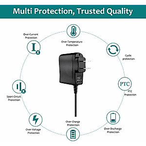 kybate 5V AC Adapter Compatible with Graco SSA-5W-05 US 050100F Simple Sway, Glider LX Elite Premier Glider Lite Petite DLX Lovin Hug Sweetpeace DuetSoothe DuetConnect Sweet Snuggle Comfy Cove Swing