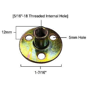 7" Inch Height Sofa Couch Round Turned Buns Furniture Legs Walnut Finish - Set of 4