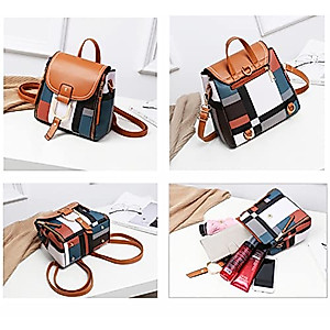 AWXZOM Women's mini Fashion Backpack Purse mini backpack purse for women, plaid backpack purse for women
