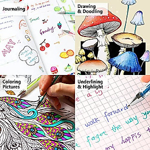 feela 360 Colors Gel Pens Set 180 Unique Gel Pen Plus 180 Refills for Adult Coloring Books Drawing