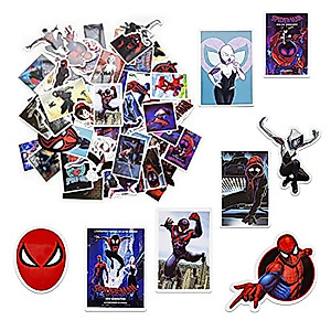 88Pcs Miles Morales Spider-man Birthday Party Favor Supplies - Spiderman and his best friends Masks&Slap Bracelets Candy Bags&Stickers Gifts for Kids Birthday Spider man Themed Party Favors Birthday Decorations