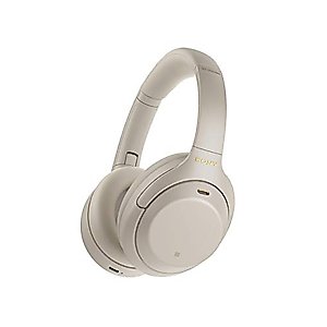 Sony Noise Cancelling Wireless Headphones - 30hr Battery Life - Over Ear Style - Optimised for Alexa and Google Assistant - Built-in mic for Calls - WH-1000XM4S.CE7 - Limited Edition - Silver/Gold