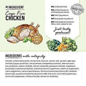 The Honest Kitchen Butcher Block Pâté: Chicken & Super Greens Wet Dog Food, 10.5 oz (Pack of 6)